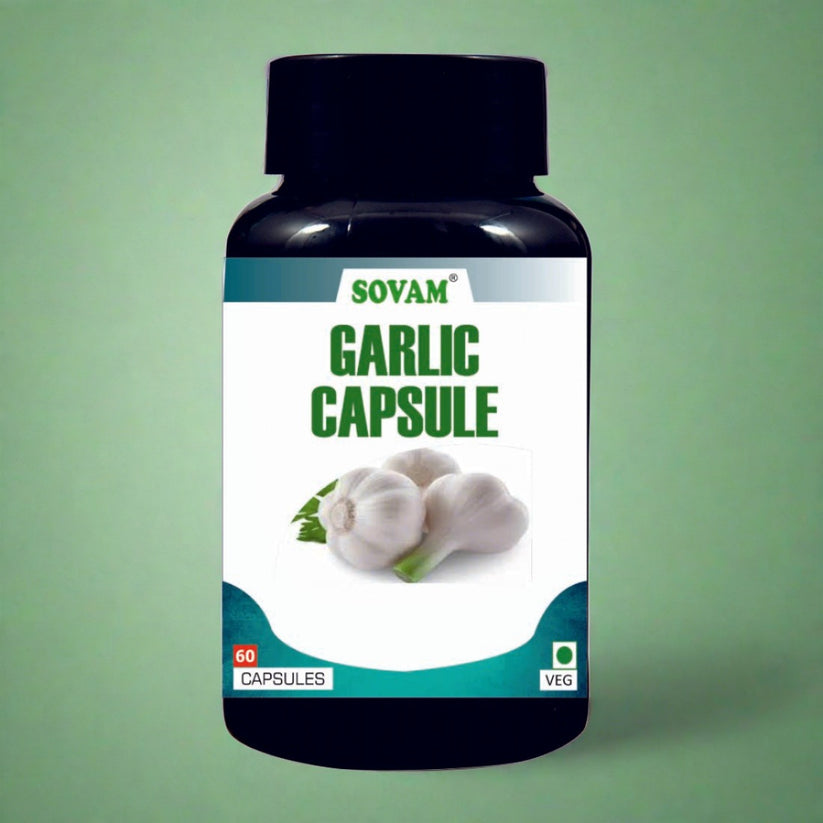 Natural Garlic Capsules 60 Capsule – SOVAM AYURVEDA