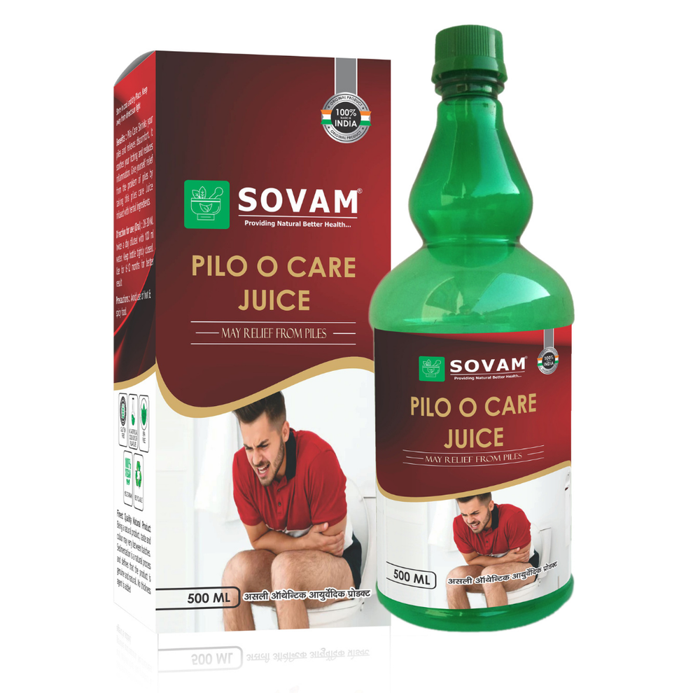 Pilo O Care Ayurvedic Juice | Natural Digestive Herbal Supplement ...